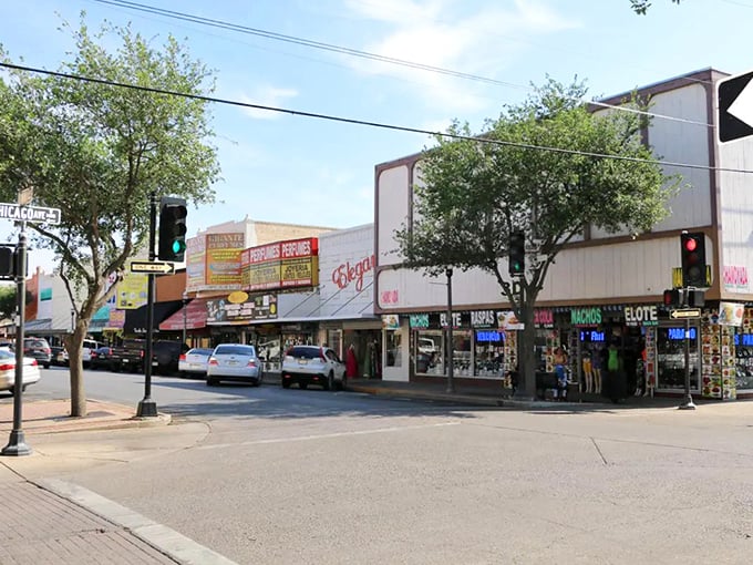 McAllen's vibrant downtown shopping district offers retail therapy with a Tex-Mex twist. Where neon signs and family businesses have outlasted every mall trend since 1975.