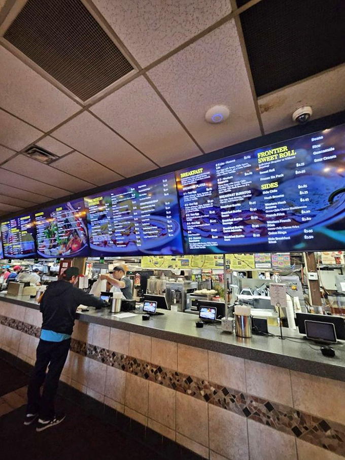 The ordering counter&mdash;where dreams are placed, numbers are given, and the anticipation of green chile goodness officially begins.