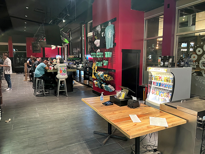 This modern barbecue counter might have different aesthetics, but the religion remains the same&mdash;slow-smoked meat is the gospel.