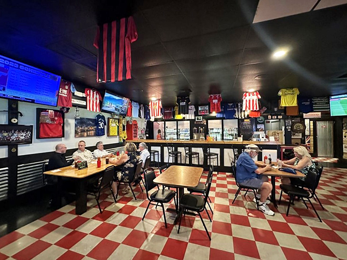 Real people enjoying real food in a place where comfort trumps pretension every single time.