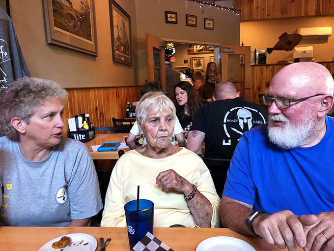 Three generations sharing a meal and conversation&mdash;the original social network that no algorithm can improve upon. Food brings family together better than Wi-Fi ever could.