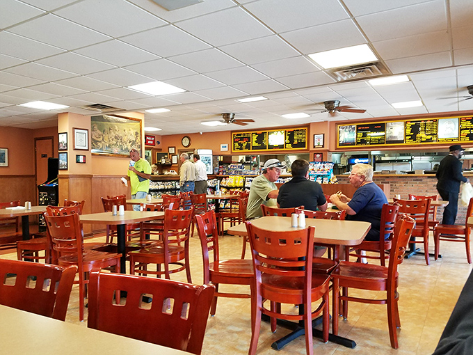 Lunchtime at Claymont is democracy in action&mdash;where suits and work boots share tables, united by the universal language of great food.