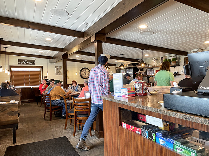 Where locals gather to solve world problems over breakfast, proving that good food at fair prices creates community better than any social app.