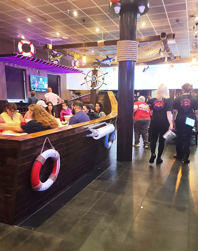 The bustling dining room proves that seafood boils are like edible community builders&mdash;bringing strangers together over the universal language of deliciousness.