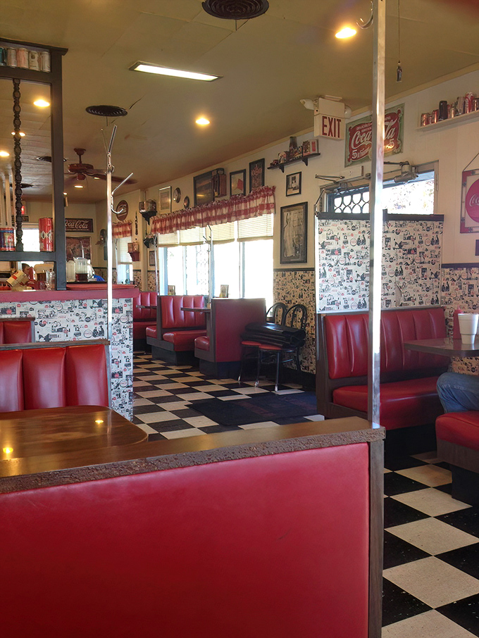 The dining area isn't designed by some hip Brooklyn firm &ndash; it evolved naturally over decades of coffee refills, breakfast debates, and "how 'bout that weather" conversations.