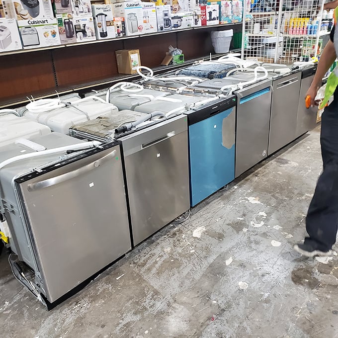 Dishwasher row&mdash;where clean dishes and clean savings come together in perfect harmony. Goodbye, dishpan hands!