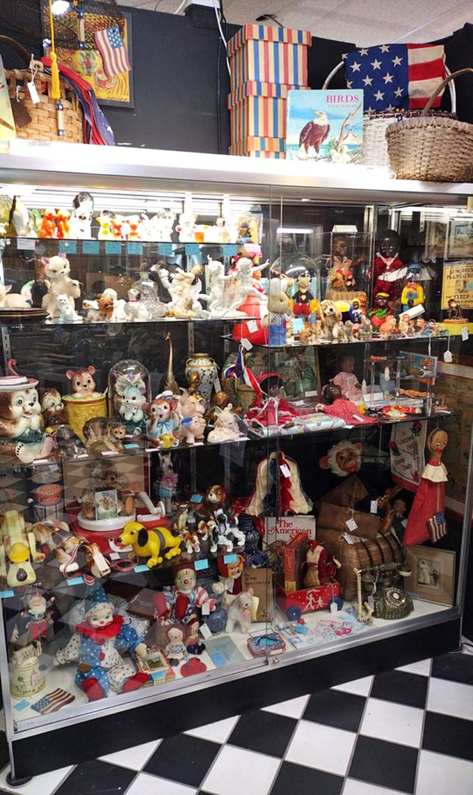 Childhood memories behind glass&mdash;these vintage toys and figurines are the Instagram of yesteryear, preserving moments in three dimensions.