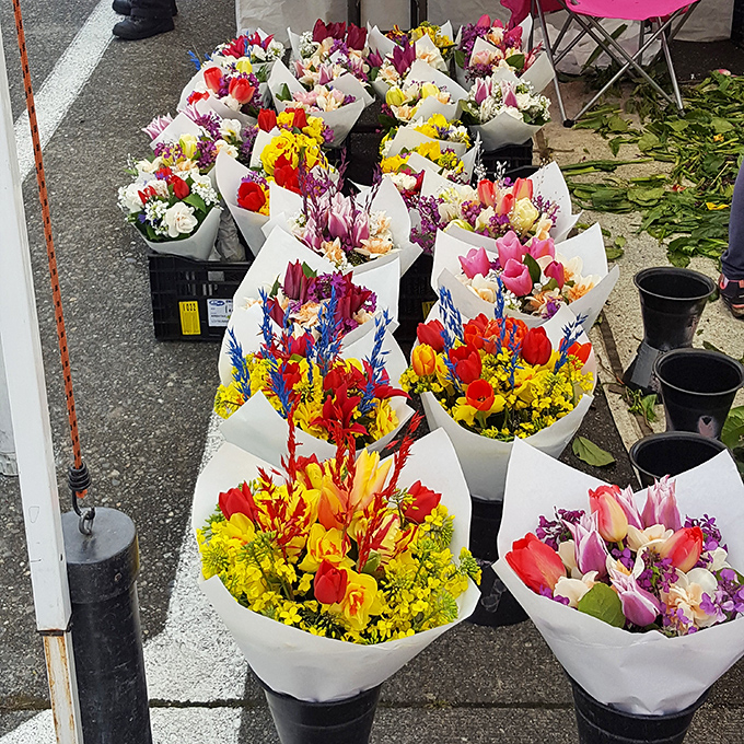 Nature's color palette bundled for the taking. These bouquets bring Seattle's fleeting sunshine indoors all week long.