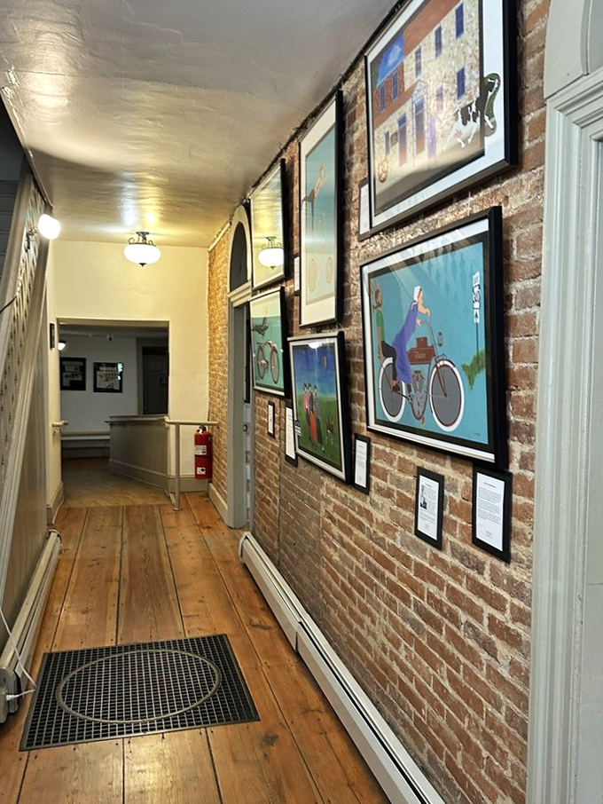 Walking these wooden floors feels like stepping through a portal to simpler times. The exposed brick tells stories no history book could.