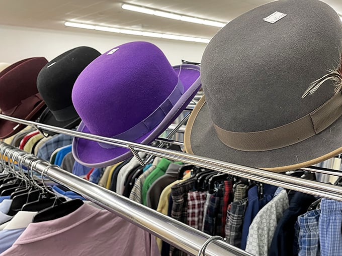 Hats with more character than most Hollywood scripts, each one waiting for its second act on a new head.
