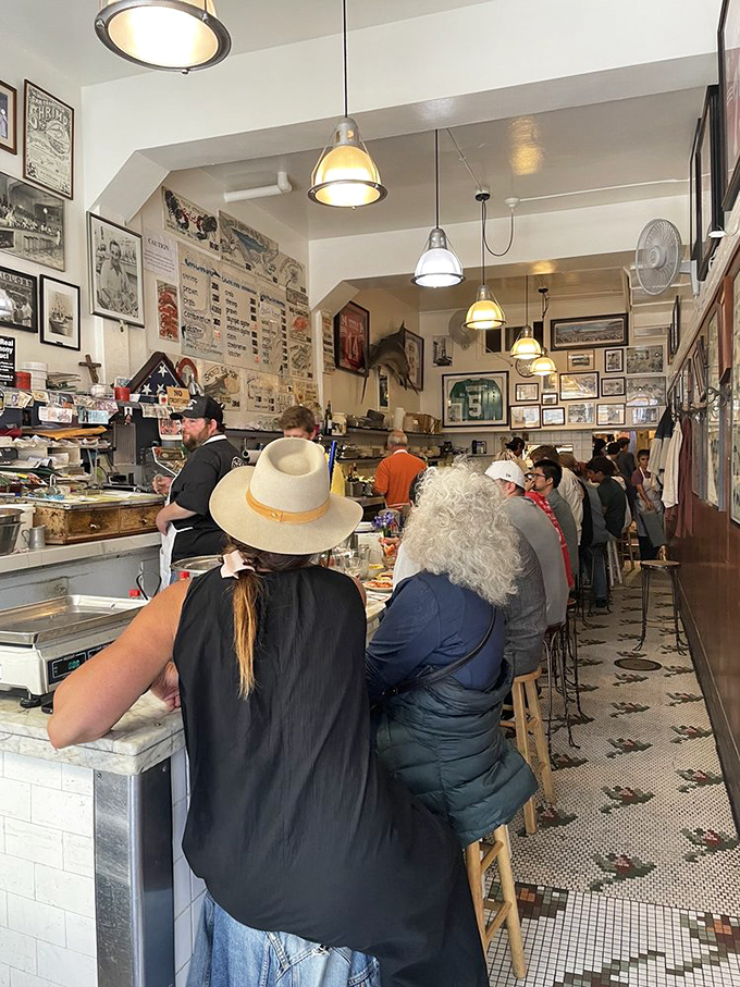 Wall-to-wall history and hungry diners&mdash;this isn't just eating out, it's participating in a San Francisco tradition that predates your smartphone.