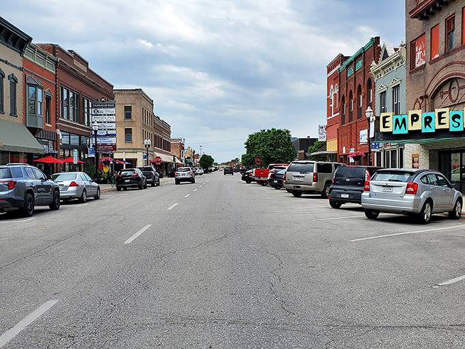 Main Street's diagonal parking makes accessibility a breeze, with local shops where owners remember your name instead of just your credit card number.