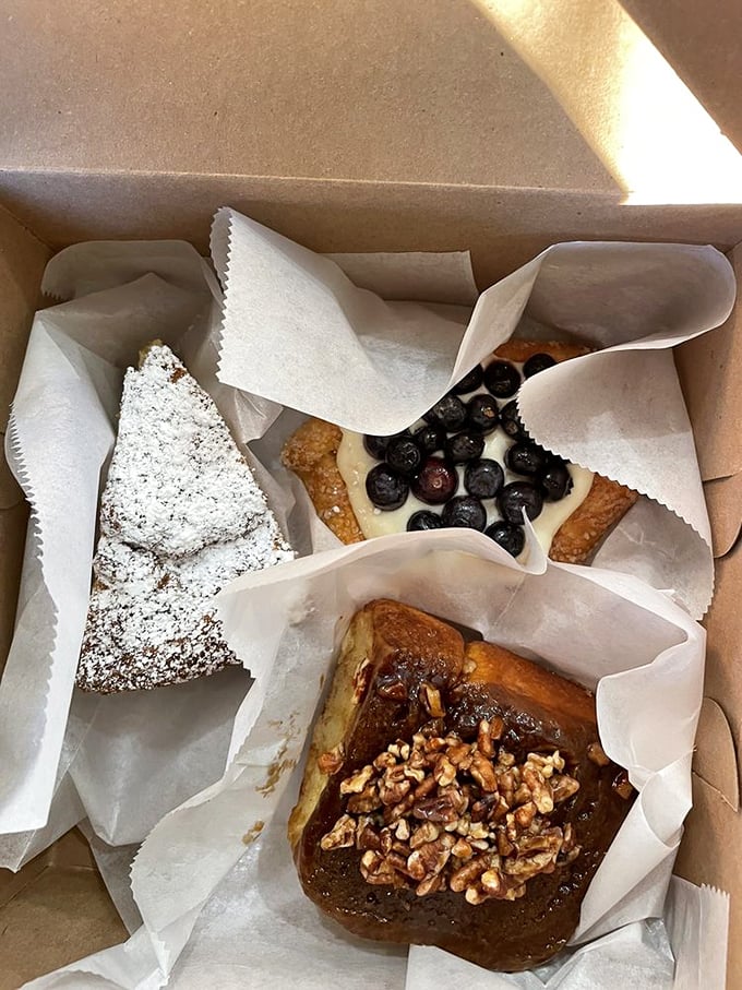 A pastry box from Fox in the Snow is like receiving an edible care package from someone who really, really loves you.