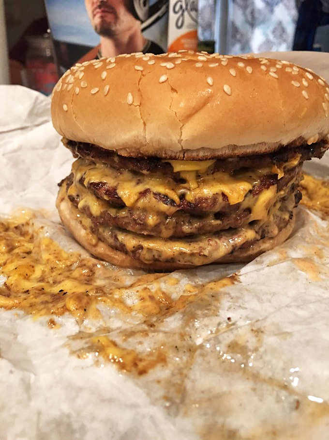 This towering burger achievement isn't just a meal &ndash; it's a commitment, a challenge, and possibly the best decision you'll make all week.
