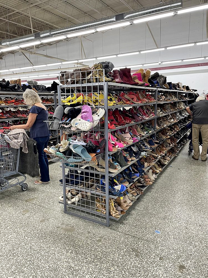 A shoe department that rivals Imelda Marcos's closet. Every pair tells a story&mdash;and at these prices, you can afford to start several new chapters of your own.