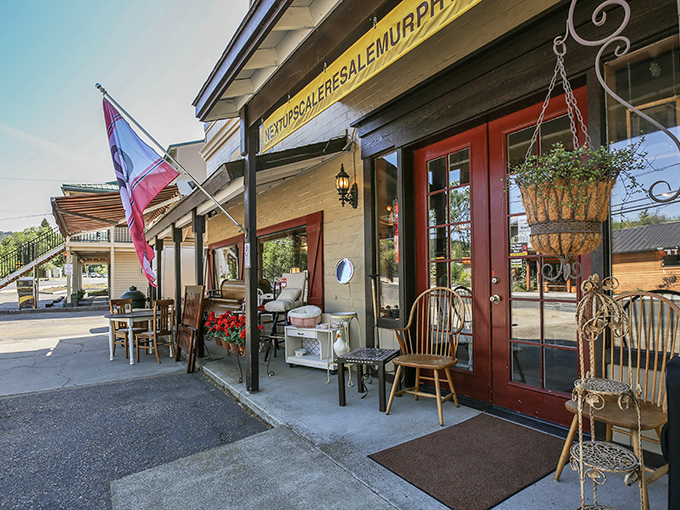 Antique shops where every item has lived more interesting lives than most people's Instagram feeds.