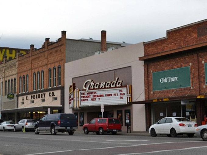The Granada Theater anchors a downtown where entertainment options don't demand big-city prices or parking nightmares.