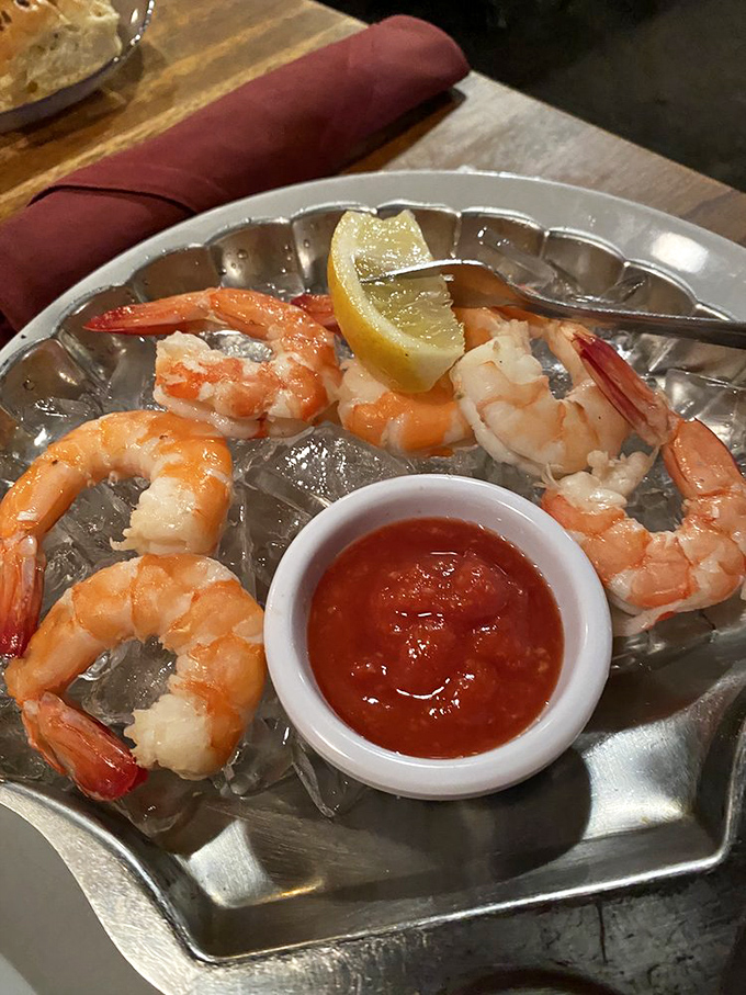 The shrimp cocktail arrives like old Hollywood glamour on a plate&mdash;classic, elegant, and always ready for its close-up.