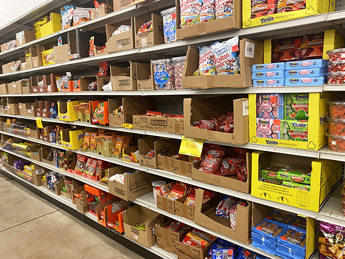 The snack aisle: where diet plans go to die and road trip provisions come to life, all at prices that'll keep your wallet happy.