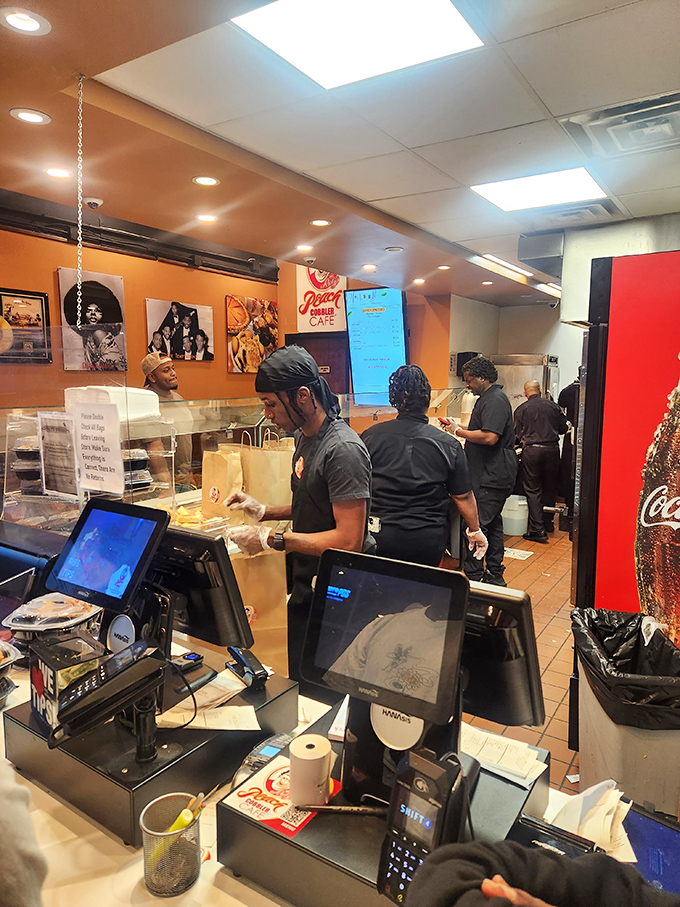 The kitchen crew moves with the choreographed precision of a Broadway show, except the finale is much more delicious.