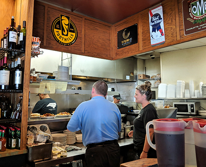 Where the magic happens &ndash; Eddie's kitchen crew orchestrates breakfast symphonies with the precision of NASA engineers and twice the flavor.