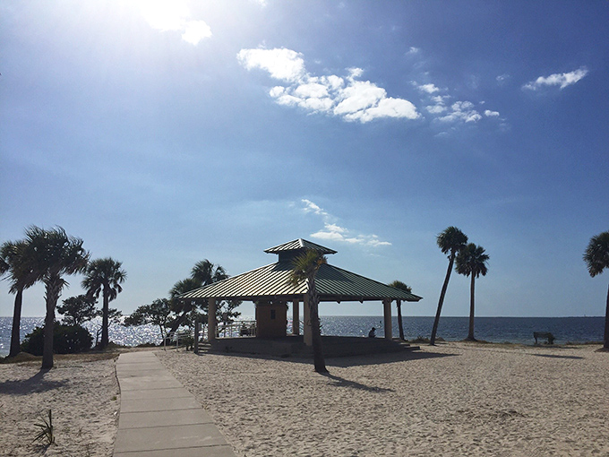The pavilion serves as Sunset Beach's town square. Like the neighborhood diner where everybody knows your name, minus the calories.
