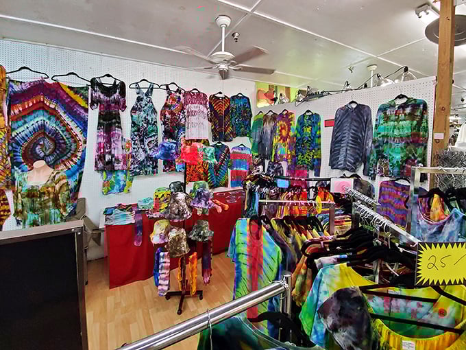 Tie-dye heaven! Every shade of Florida sunshine captured in fabric form&mdash;perfect for those who think beige is the enemy.