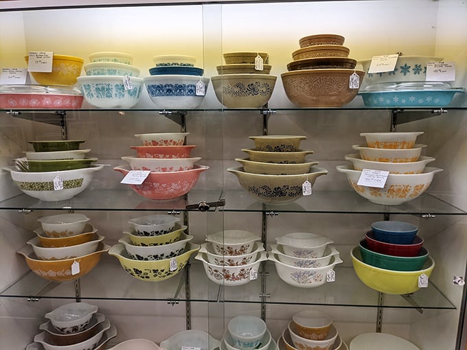 The holy grail for Pyrex collectors&mdash;nesting bowls in patterns that trigger instant nostalgia for Grandma's kitchen and Sunday dinners that lasted forever.
