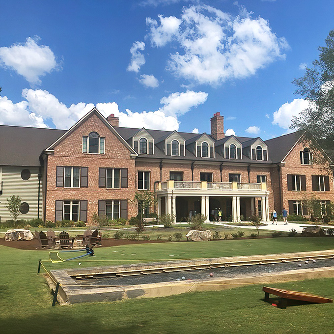 Luxury with a side of history! These elegant brick buildings transform an ordinary getaway into a royal retreat.