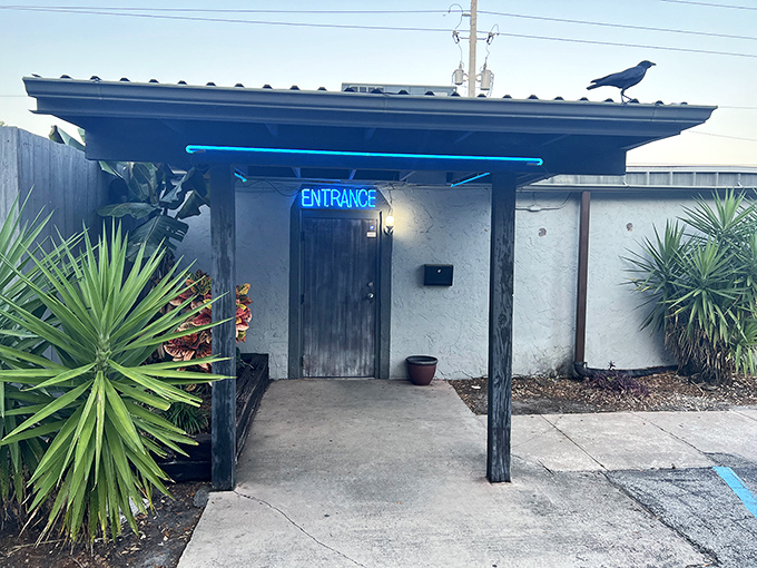 The humble entrance to Cattle Ranch belies the flavor explosion waiting inside this Sanford meat paradise.