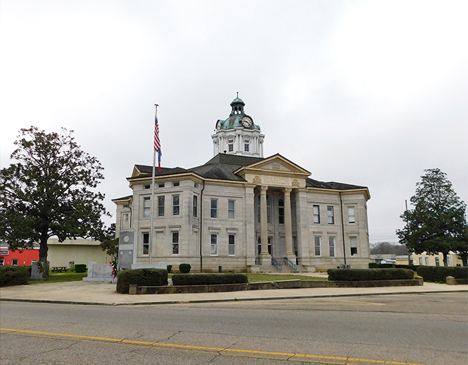 Columbia's courthouse stands majestically white against the blue Mississippi sky &ndash; Southern grandeur without the stuffiness.