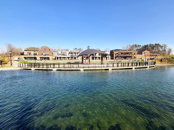 Cumming's historic courthouse welcomes you to a community where lake living doesn't require a fortune-sized retirement account.
