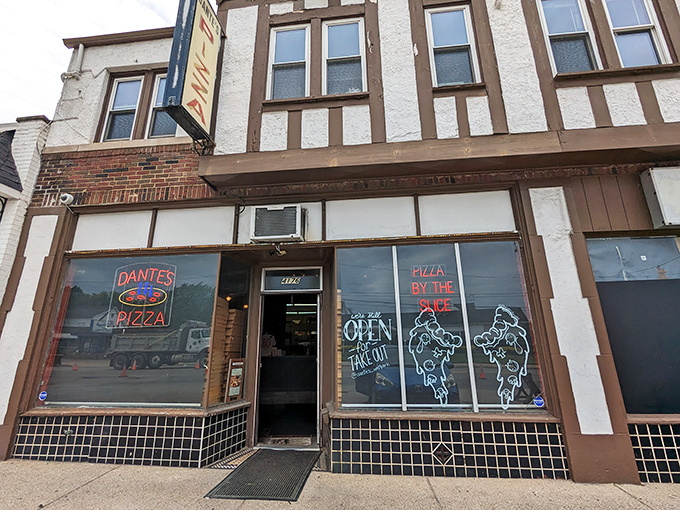 Dante's Tudor-style building houses pizza that's been tempting Clevelanders since before food photos were cool.