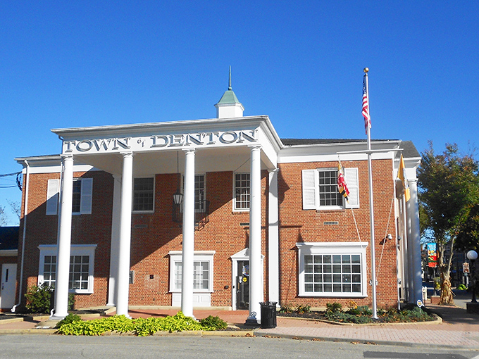 Denton's stately town buildings speak of history without the historic district prices. Classic architecture meets classical budgeting.