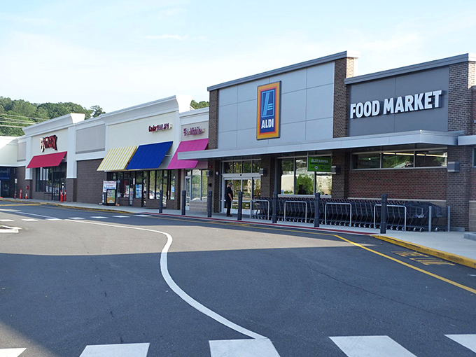Groton's impressive municipal building showcases the town's historic importance, with red brick grandeur that belies the affordable neighborhoods nearby.