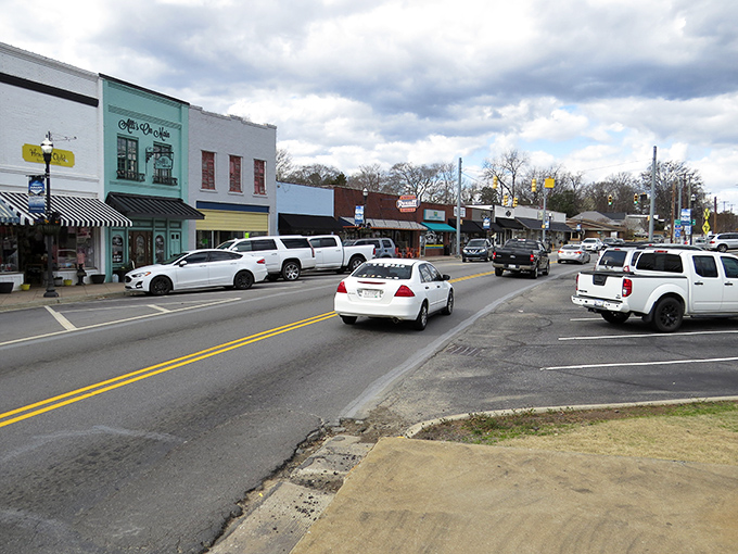 Inman's colorful storefronts offer small-town shopping experiences where your Social Security check goes the distance.