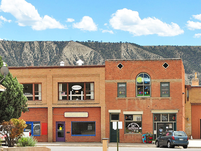 Rifle's historic downtown maintains its western character. These brick buildings have witnessed over a century of community life in this mountain town.