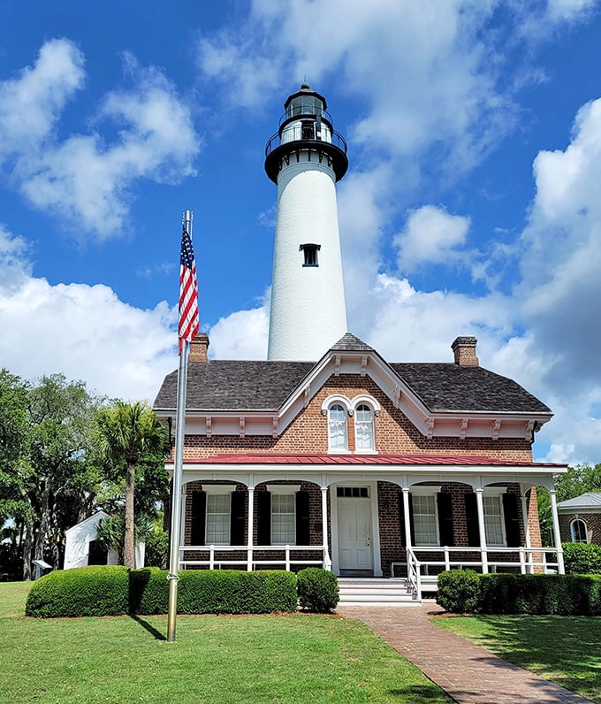 St. Simons Island's lighthouse isn't just a postcard image&mdash;it's a beacon of coastal living that doesn't require a millionaire's budget.