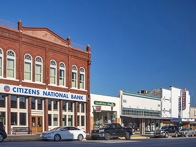 Taylor's historic theater marquee still lights up a downtown where entertainment doesn't require battling Austin traffic or paying Austin housing prices.