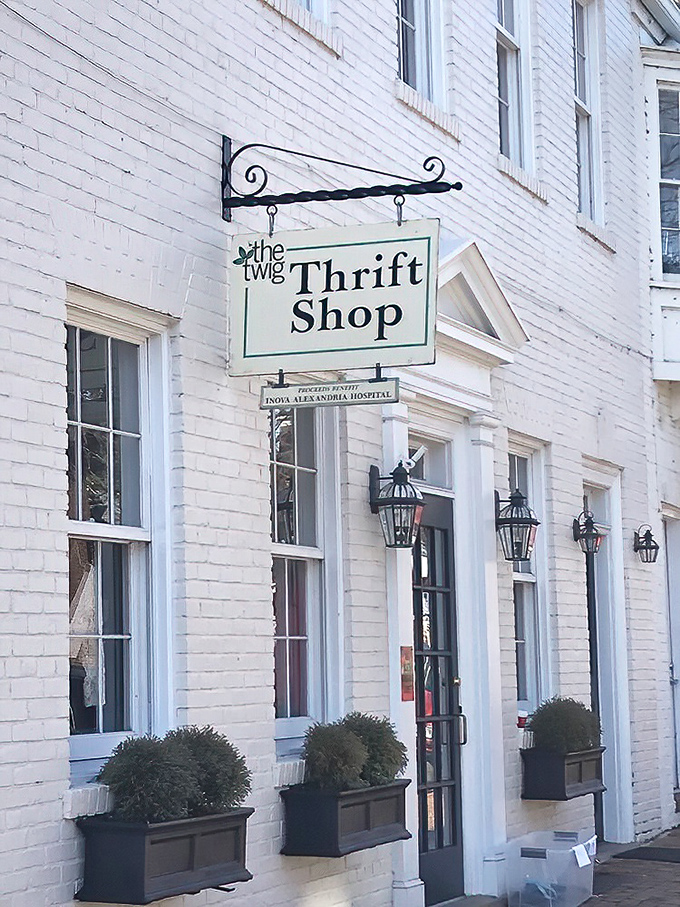 Old Town Alexandria's charm extends to its thrift scene &ndash; The Twig offers boutique-quality finds with thrift store prices.