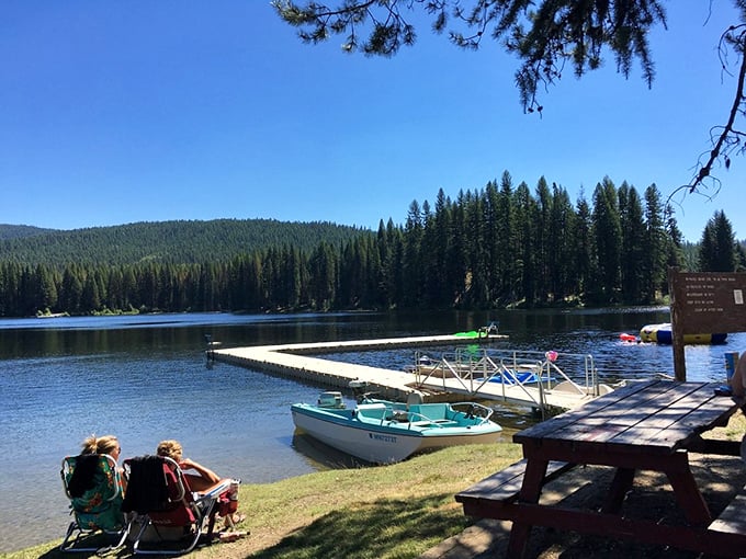 The golden larch trees reflecting in Colville's lakes create a natural spectacle that costs nothing but takes your breath away.