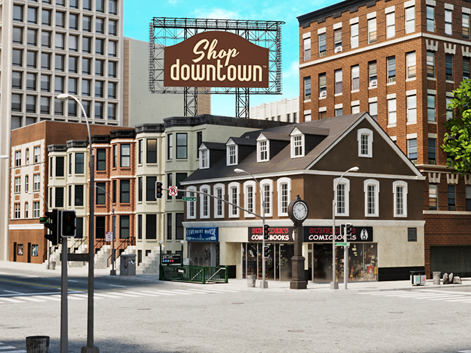 A bird's-eye view of Crossett shows its practical layout and affordable housing. Small town living with room to breathe and money to spare!