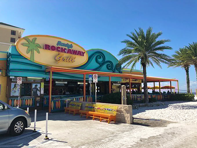 Beach-casual done perfectly right. Frenchy's sunny facade promises the kind of no-pretense dining that vacation memories are made of.