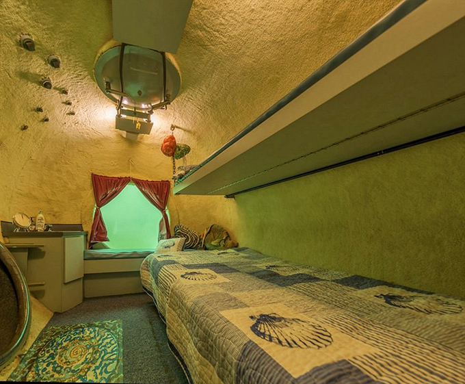 Sleeping underwater surrounded by tropical fish beats any fancy hotel suite on dry land.