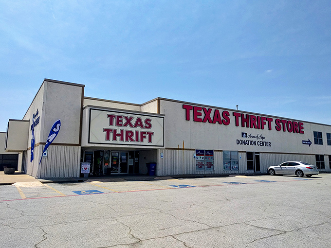 That second "Texas Thrift" location isn't being redundant&mdash;they just needed twice the space for all those Lone Star-sized bargains!