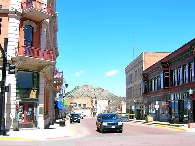 Mountain views frame Trinidad's colorful downtown, where history and affordability create the perfect retirement backdrop.