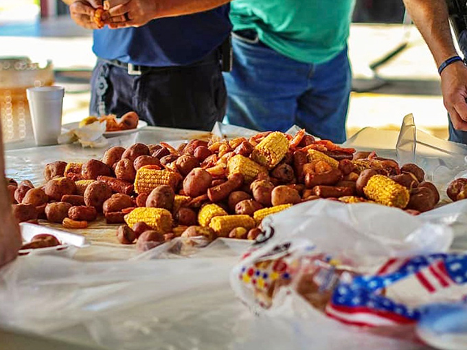 A proper Southern boil isn't just a meal&mdash;it's a community event where conversations flow as freely as the sweet tea.
