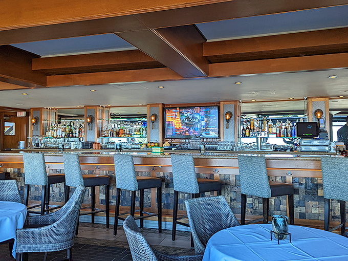 This isn't just a bar&mdash;it's command central for liquid happiness, where skilled bartenders transform spirits into memories.