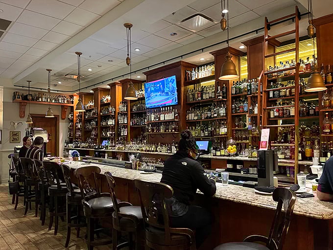 The bar at The Manship isn't just well-stocked&mdash;it's a liquid library with enough options to write a spirited novel.