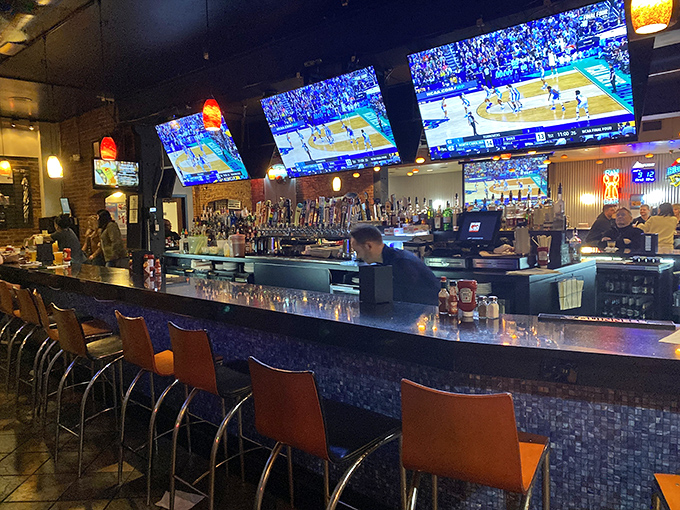 A bar that understands the sacred relationship between sports, spirits, and seafood – the holy trinity of Pittsburgh weekend entertainment.